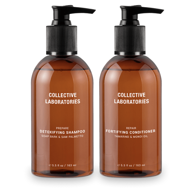 Detoxifying Shampoo + Fortifying Conditioner For Hair Growth ...